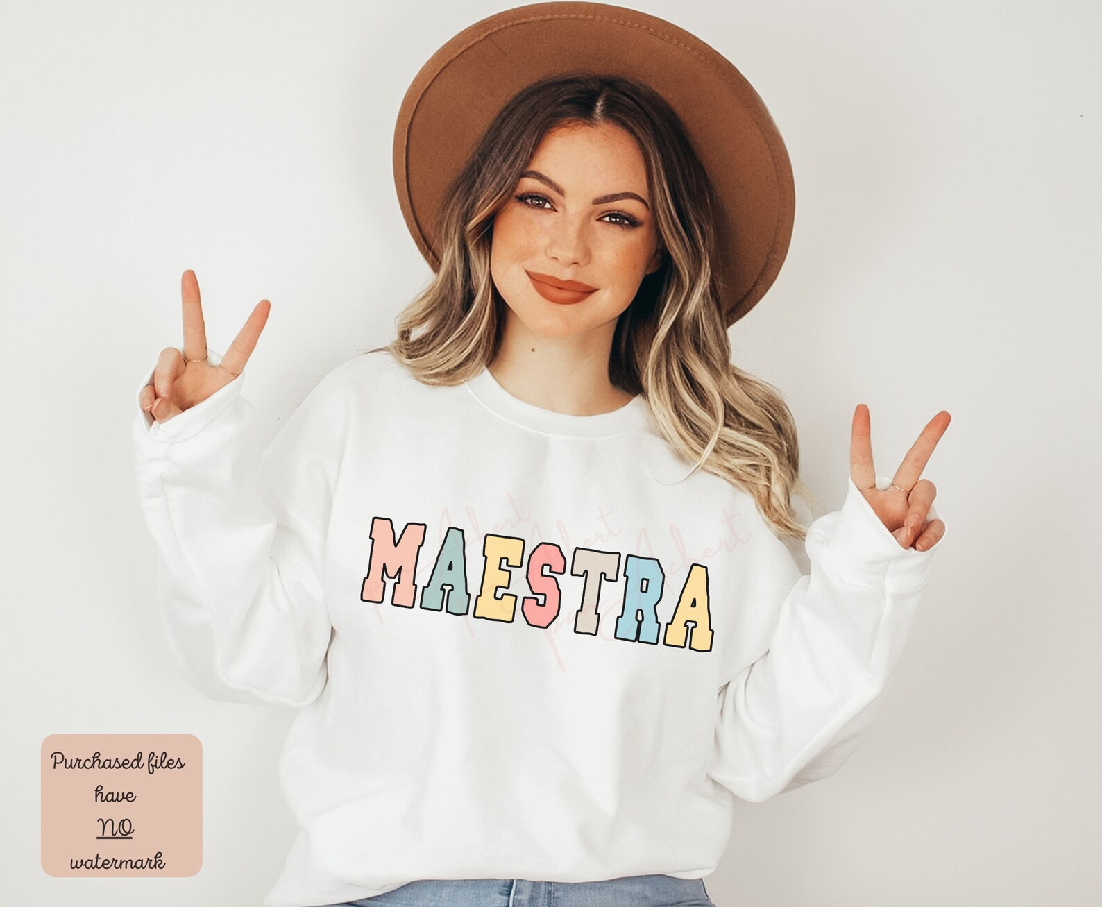 Maestra Teacher Png Maestra Png Teacher Rainbow PNG - Etsy