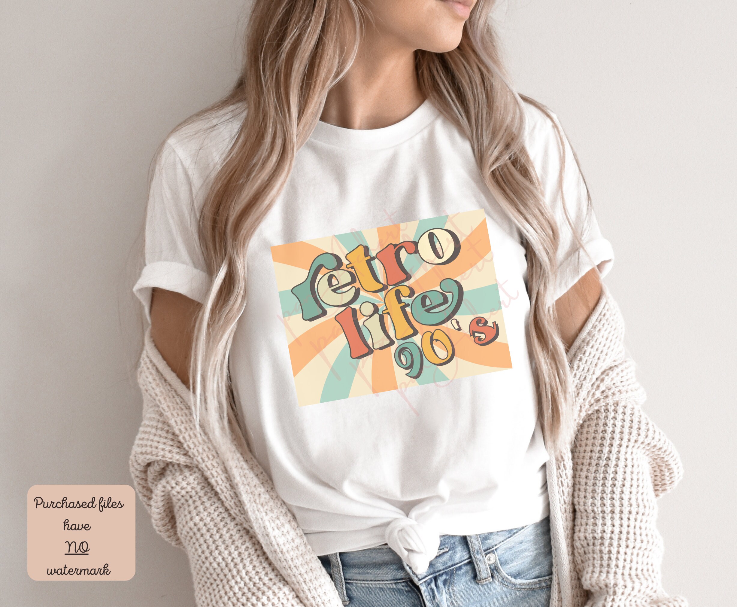 Retro Life 90s PNG, Retro Life Png, 90's Png, Retro 90's Png, Retro ...