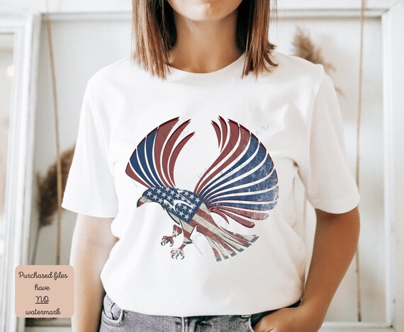 Distressed American Eagle Png Usa Flag Png Fourth of July - Etsy
