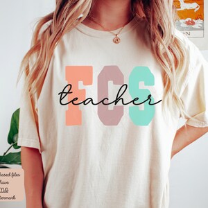 FCS Teacher Png, FCS Teacher Shirt, Teacher Png, FCS Teacher, Facs ...
