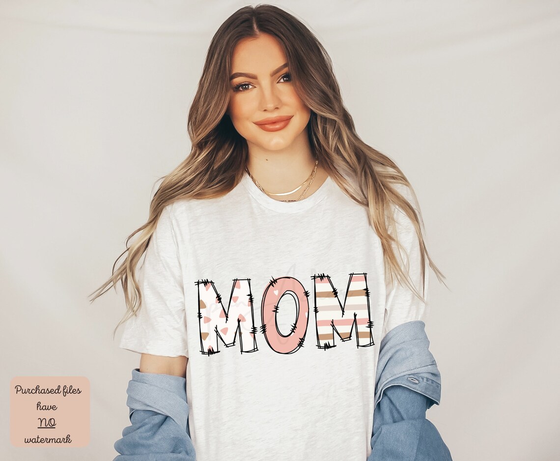 MOM Png Mama PNG Digital Download Mom Doodle Font Png Mom | Etsy
