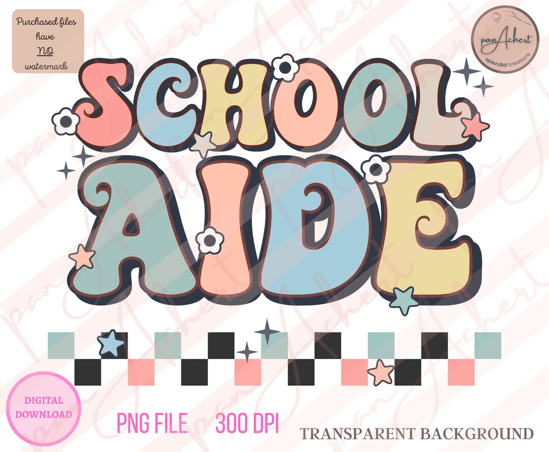 School Aide Png, School Aide, School Aide Sublimation, Paraprofessional ...