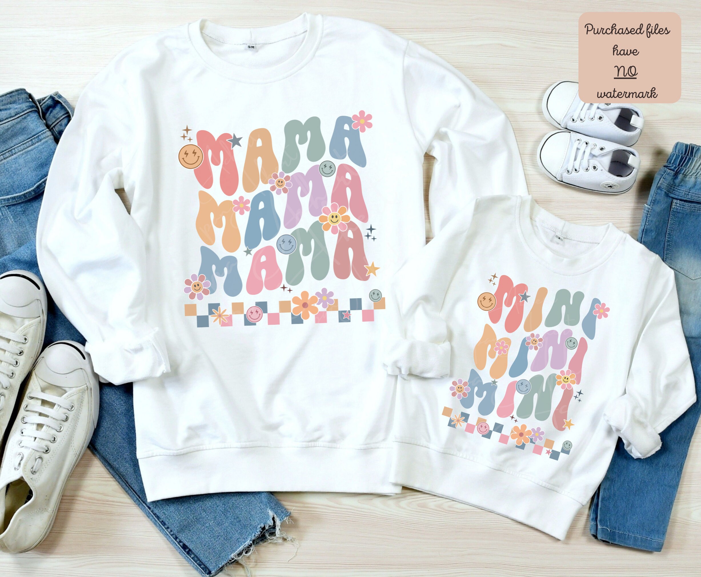Mama and Mini Png Mama and Mini Mama Floral Png Mama PNG - Etsy