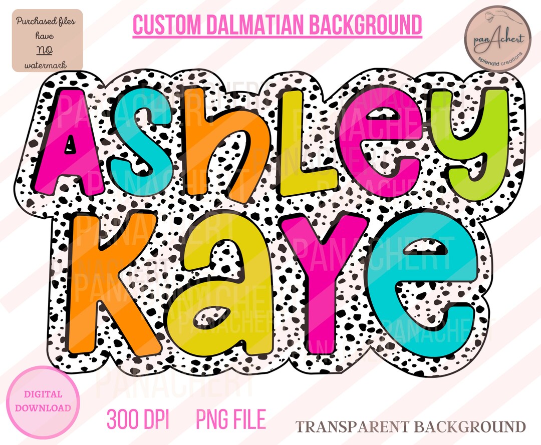 Custom Dalmatian PNG, Dalmatian Dots Png, Dalmatian, Custom Bright ...