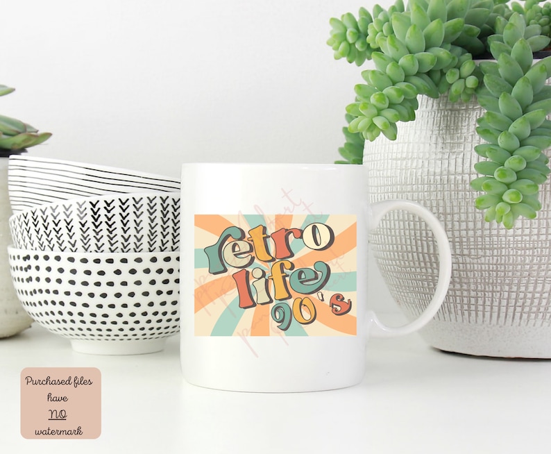 Retro Life 90s PNG Retro Life Png 90's Png Retro - Etsy