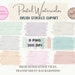 Pastel Watercolor Brush Strokes PNG Clipart Hand Drawn Pastel - Etsy