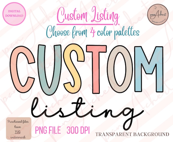 Custom PNG Custom PNG File Custom PNG Design Personalized - Etsy UK