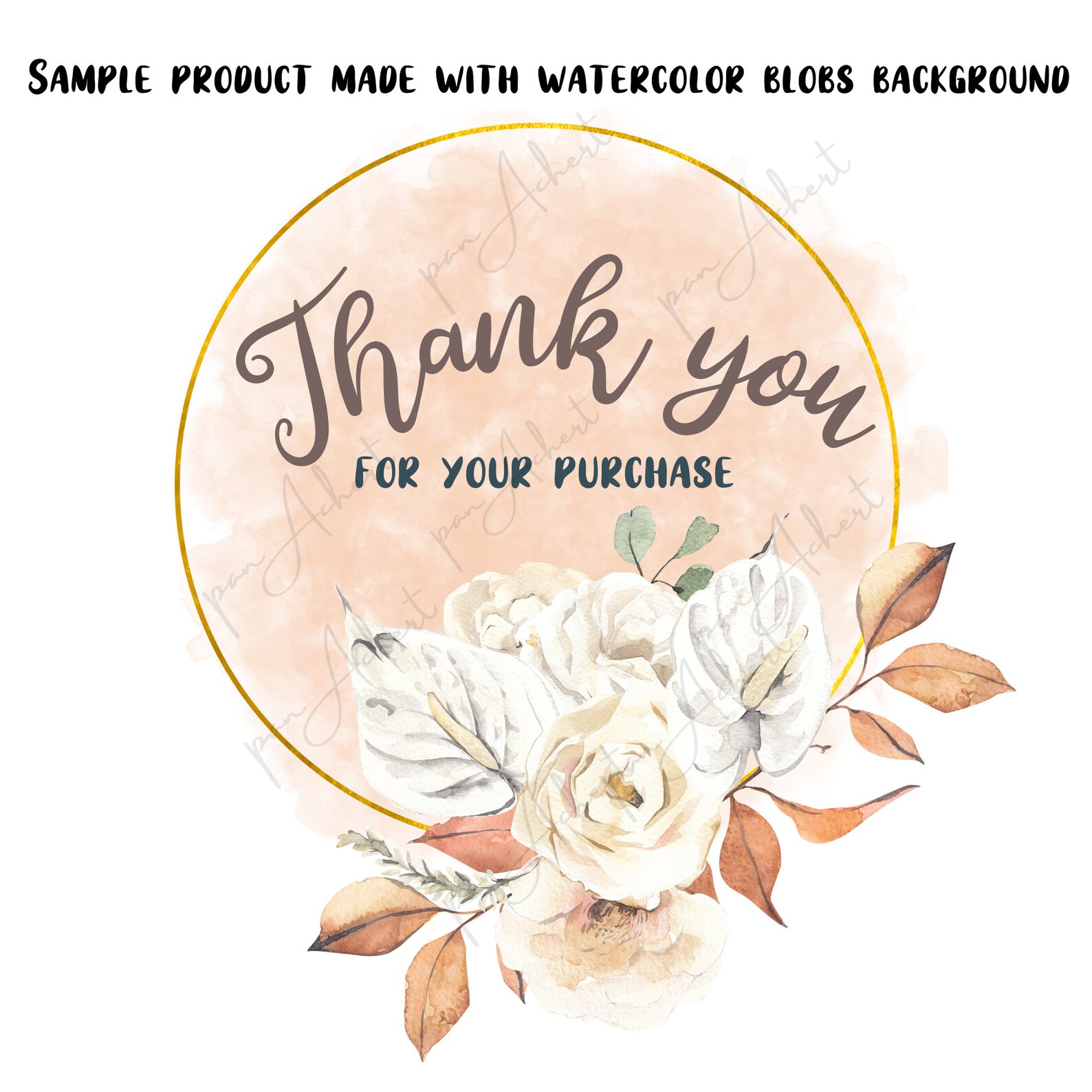 Pastel/neutral Watercolor Blobs Clipart Watercolor - Etsy