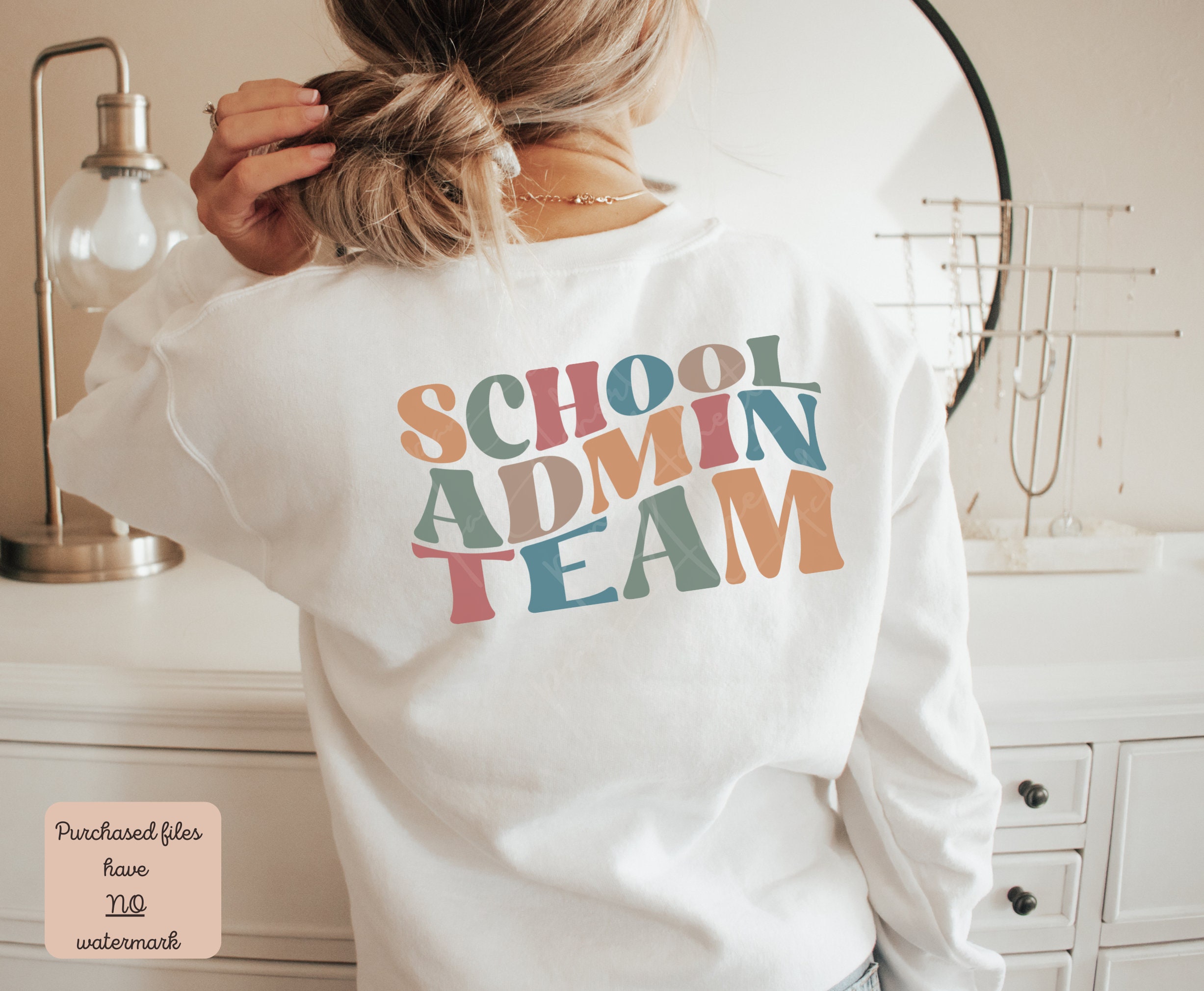 School Admin Team Png School Administrative Staff Shirt - Etsy