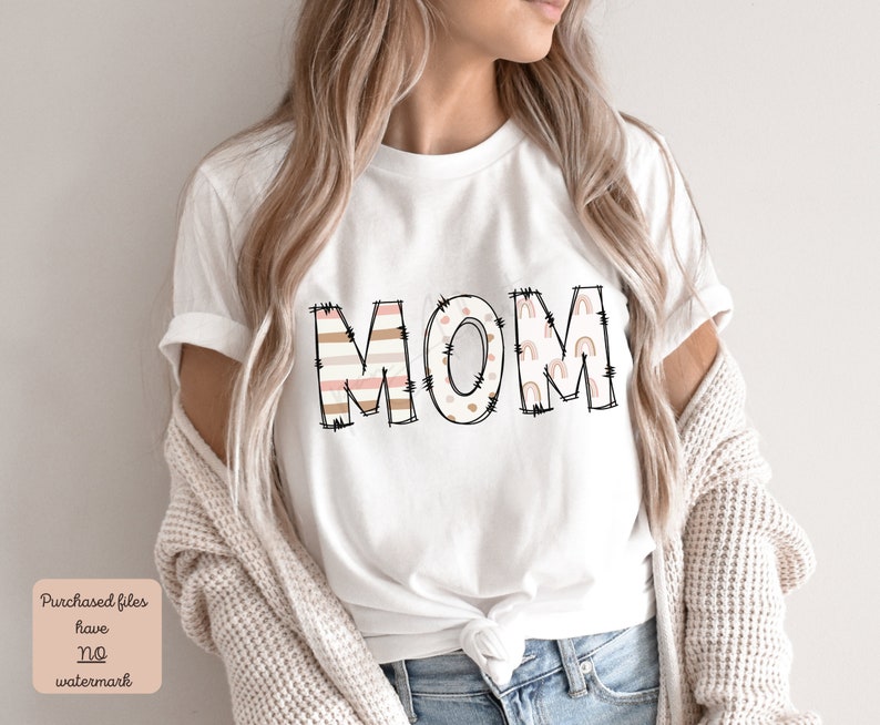 MOM Png Mama PNG Digital Download Mom Doodle Font Png Mom - Etsy