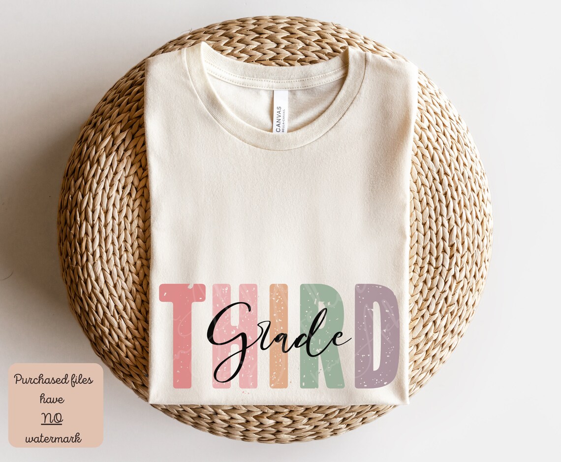 Third Grade PNG, 3rd Grade Png, 3rd Grade, Back to School PNG, 3rd ...