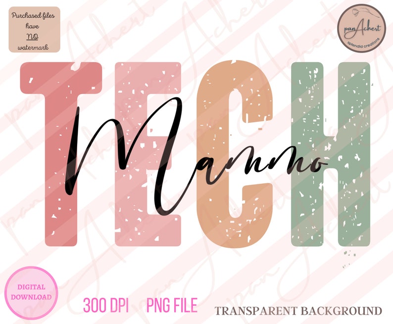 Mammo Tech Png Mammo Tech Mammo Tech Gift Nurse Png Mammo - Etsy