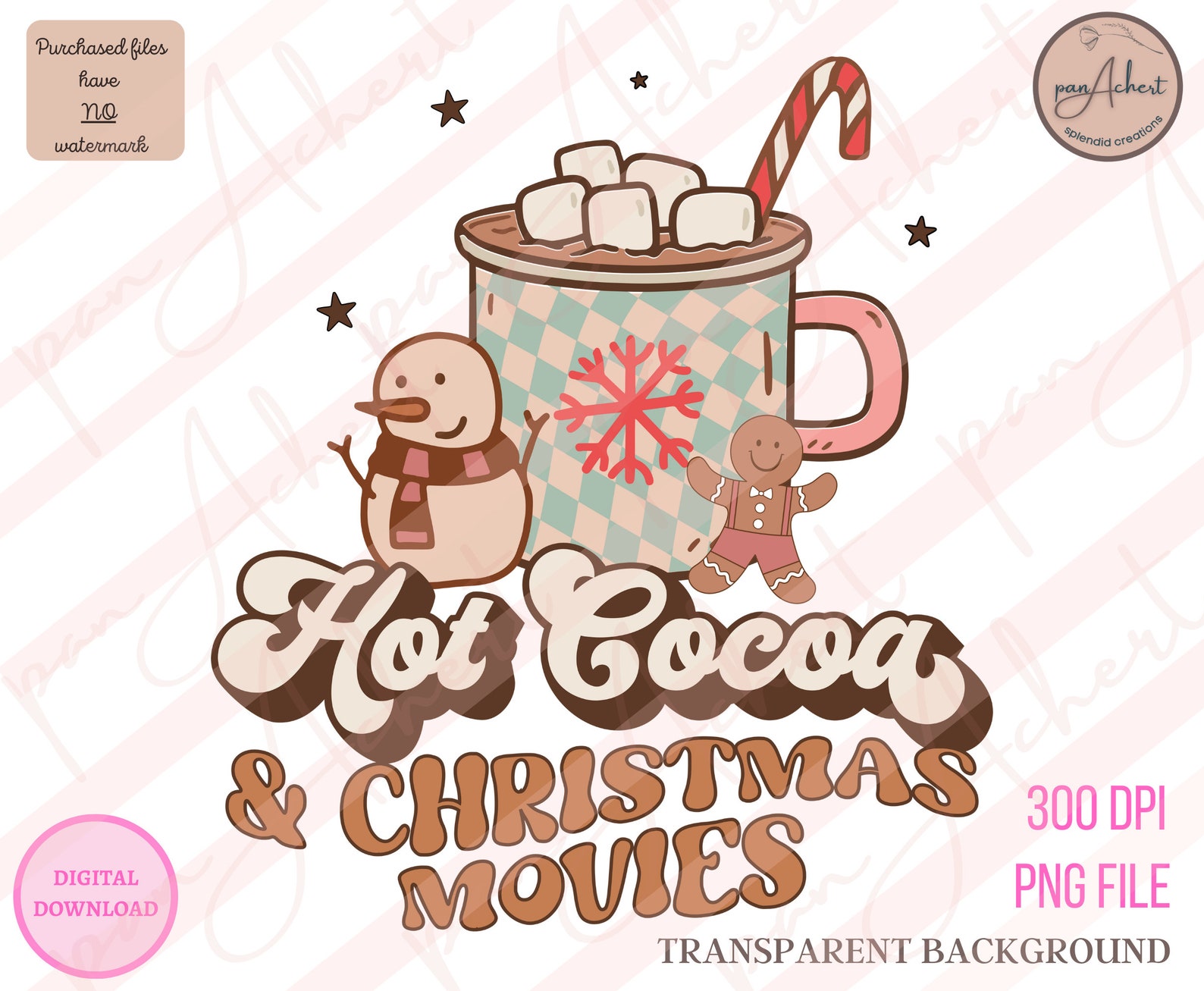 Hot Cocoa and Christmas Movies Png, Merry Vibes, Merry Christmas Png ...