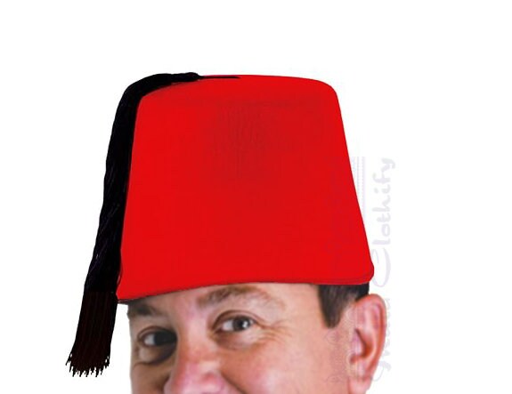 Felt Fez Hats Real Ottoman Authentic Turkish Red Fez Hat - Etsy