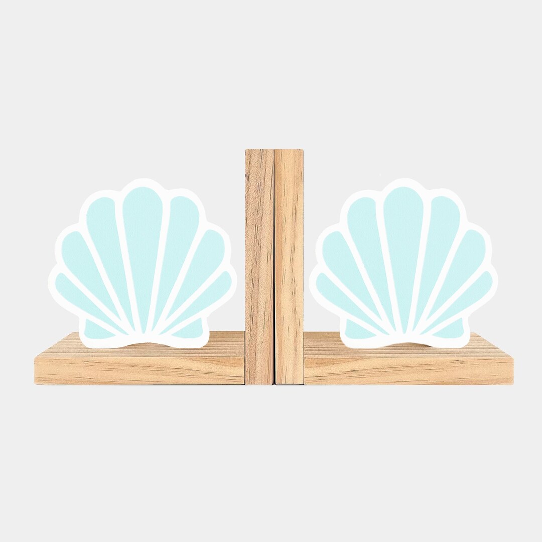 Mermaid Themed Bookends for Kids, Baby Girl Nursery Decor, Children's ...