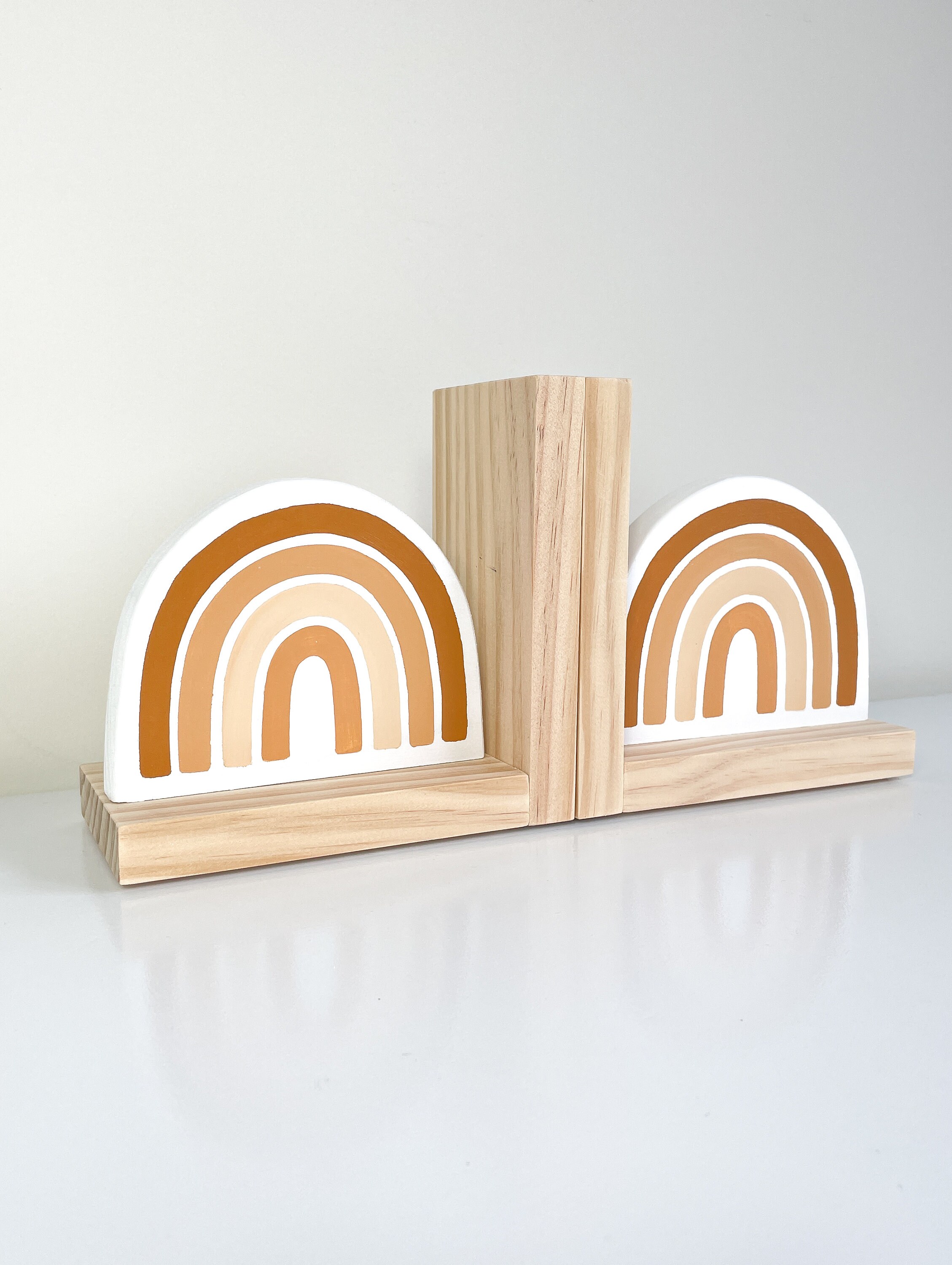 Boho Rainbow Bookends Kids Nursery Decor Baby Shower Gift - Etsy