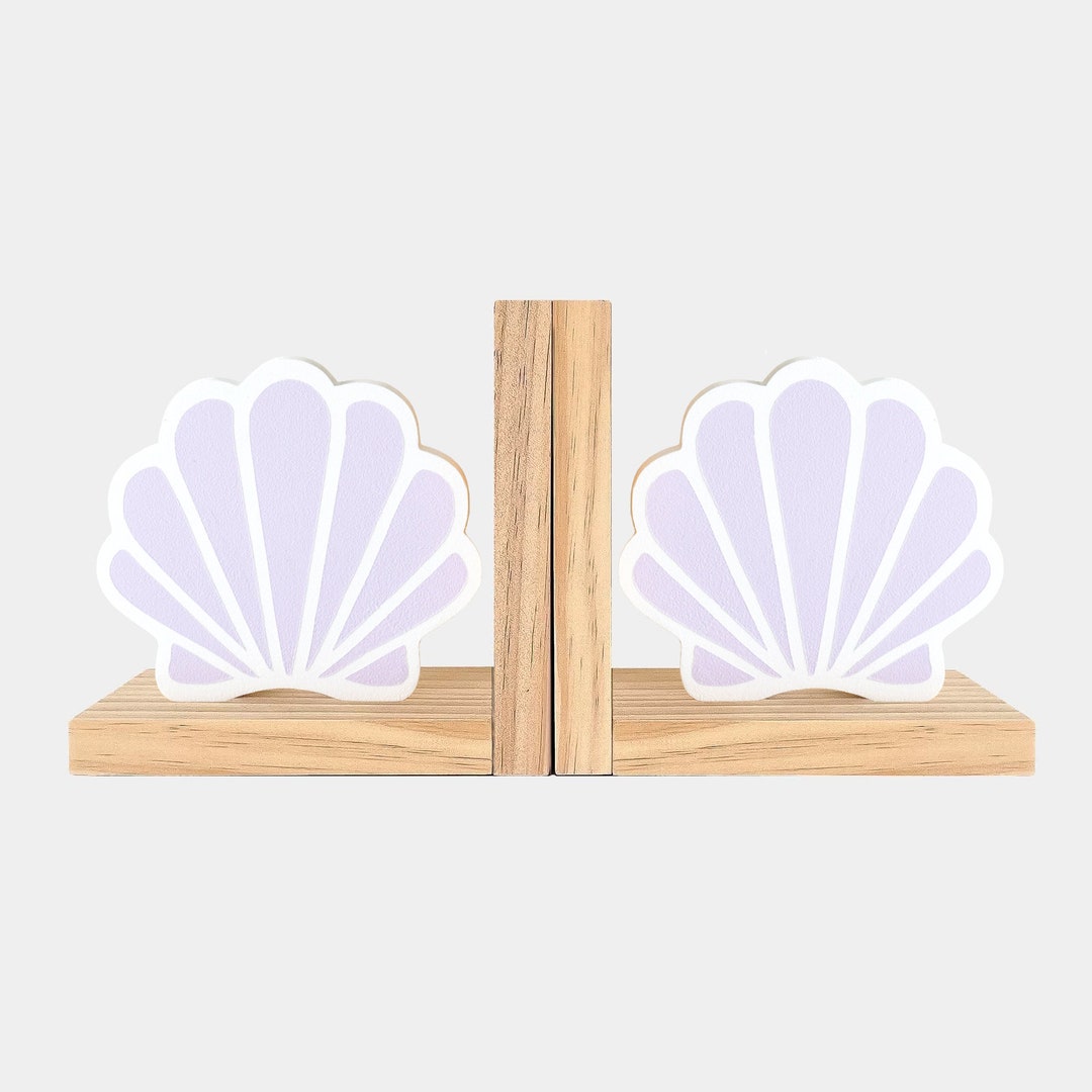 Mermaid Themed Bookends for Kids, Pink Baby Girl Nursery Decor ...