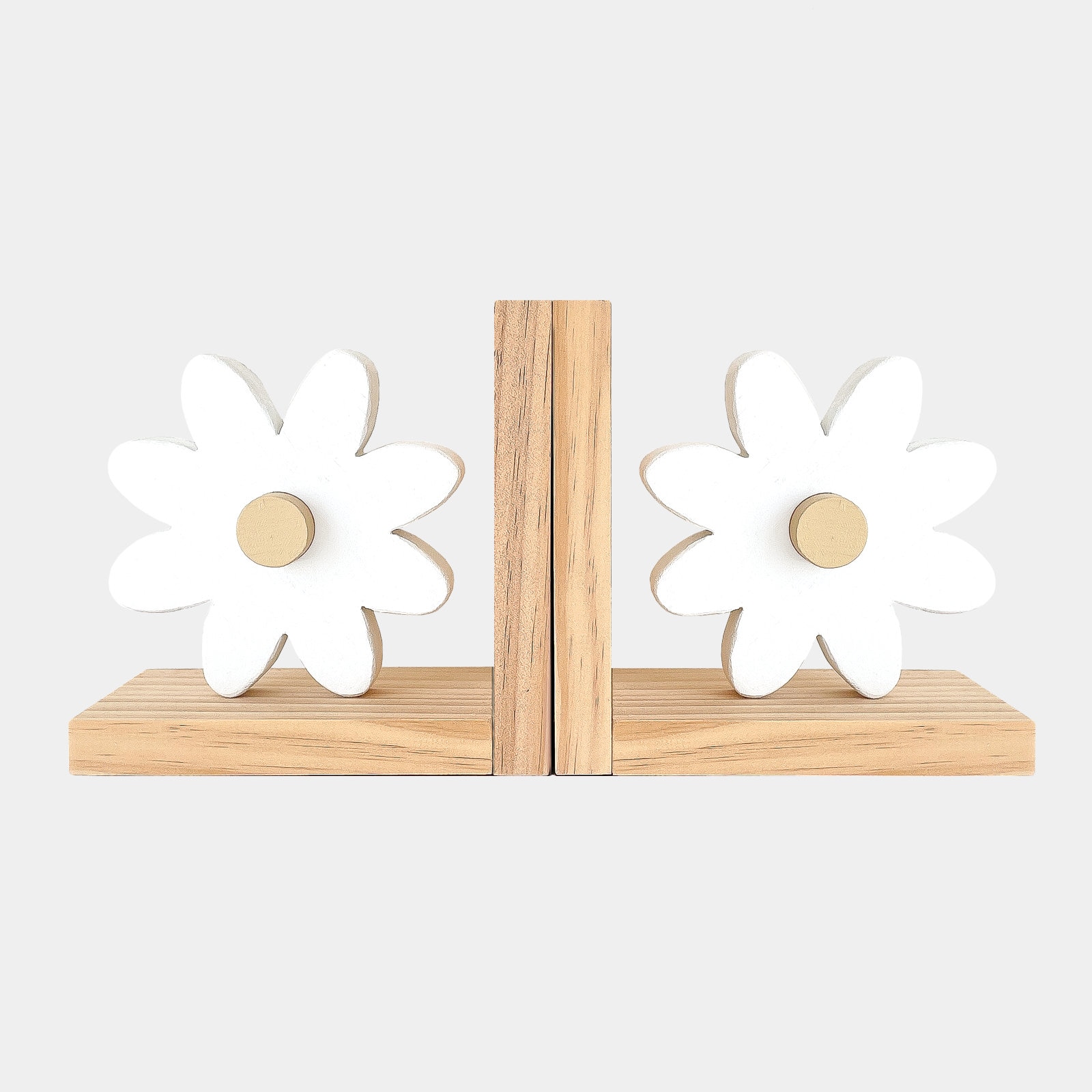 Daisy Bookends for Kids, Gold Baby Girl Decor, Children's Book Ends ...