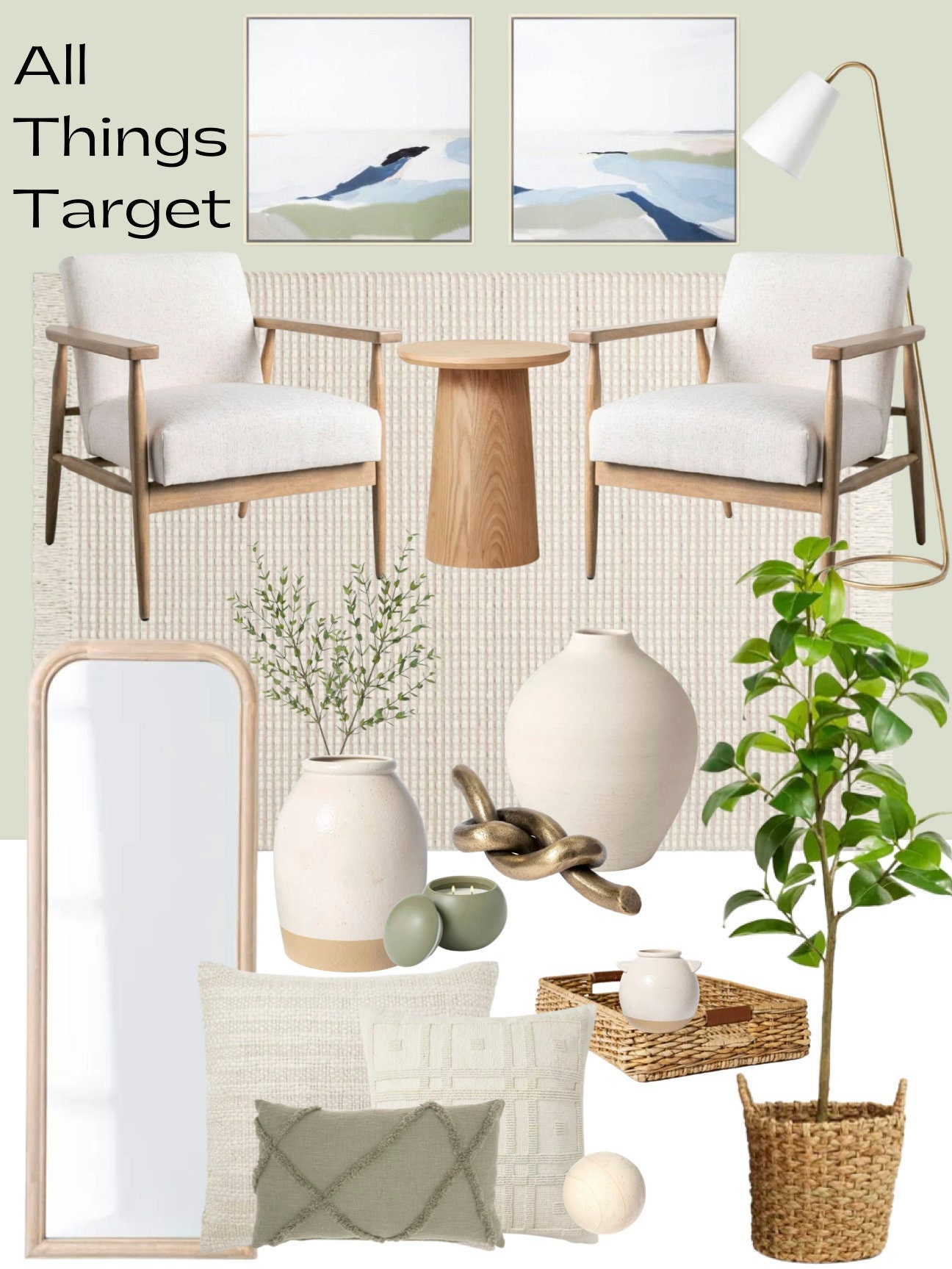 Curated All Things Target Decor Mood Board Interior Design - Etsy