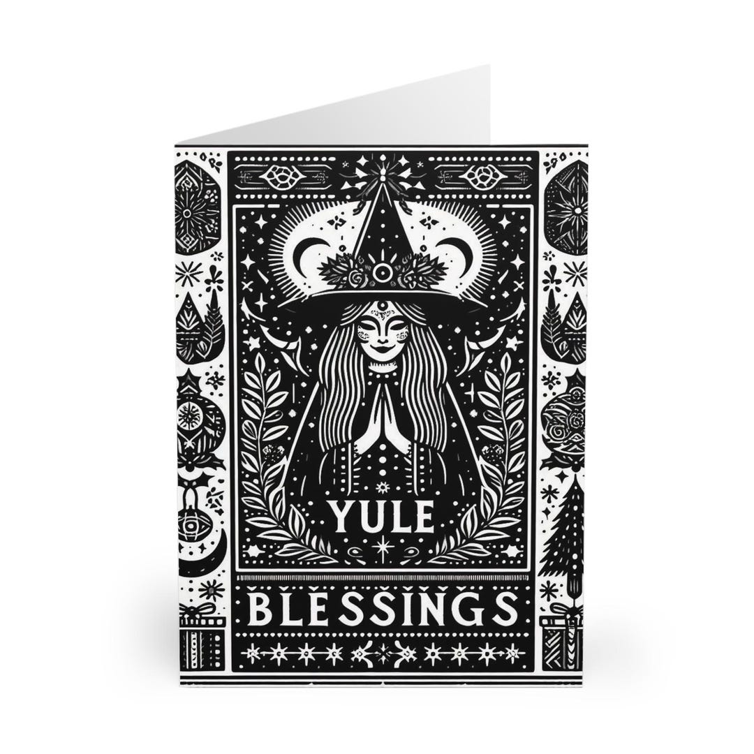 Pagan Yule Blessings Christmas Cards, Holiday Cards, Winter Solstice ...