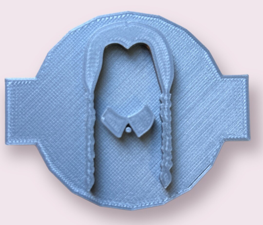 WEDNESDAY ADDAMS FAMILY Inspired Fondant Icing Cupcake Cookie Embosser ...