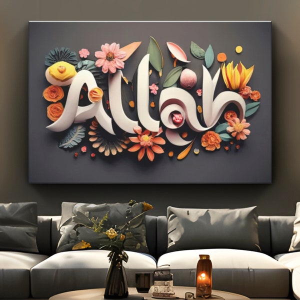 Allah Wall Art - Etsy