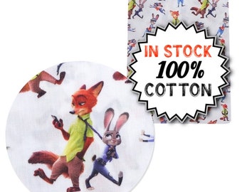 Zootopia Fabric - Etsy