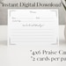 Printable Prayer Praise Cards – Bible Study, Small Group (digital ...