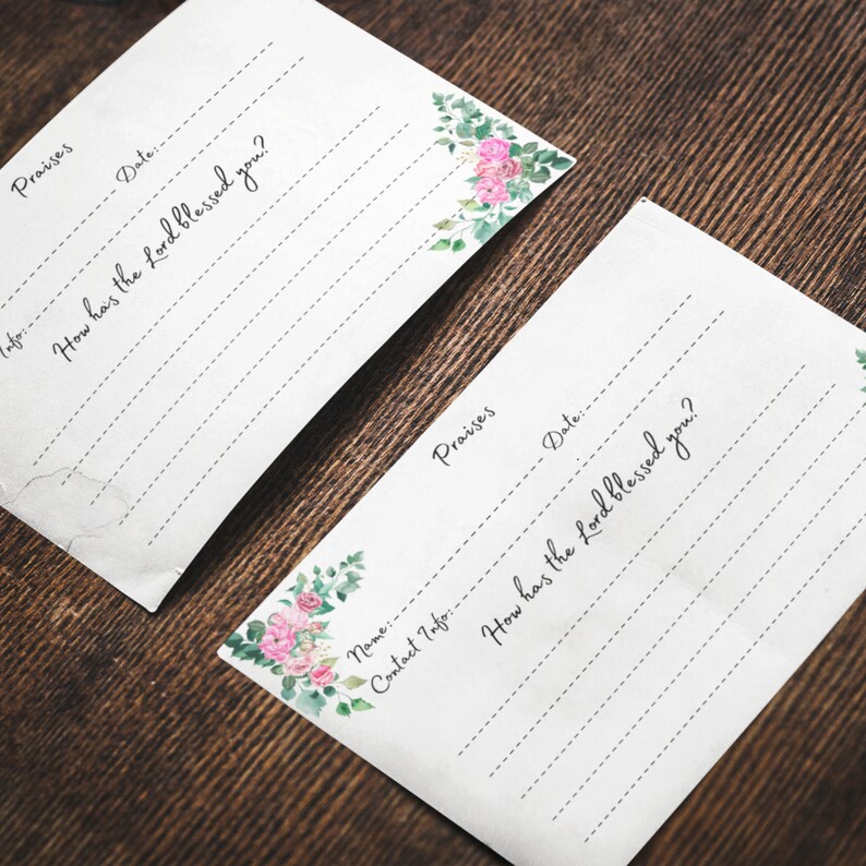 Prayer Praise Card - Printable Praise Cards - Instant Download Digital ...