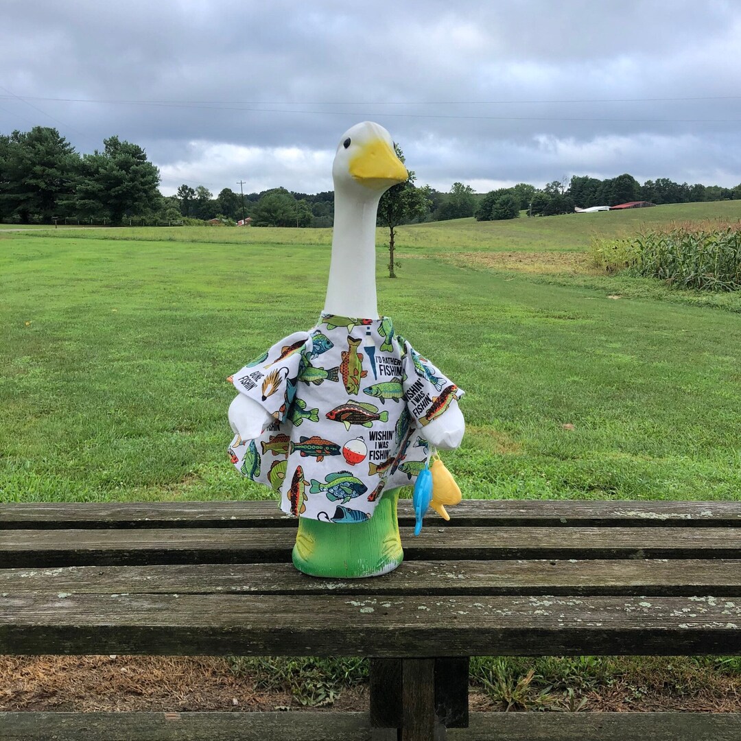 Gone Fishing Costume Outfit for 23-28 Inch large Concrete or Plastic ...