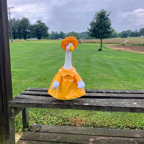 Yellow Goose Baby Outfit - Etsy