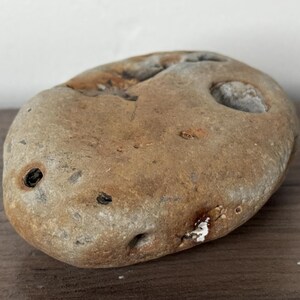 7oz Genuine HOLEY HOLED STONE Natural Indent Void Hole Indentation ...