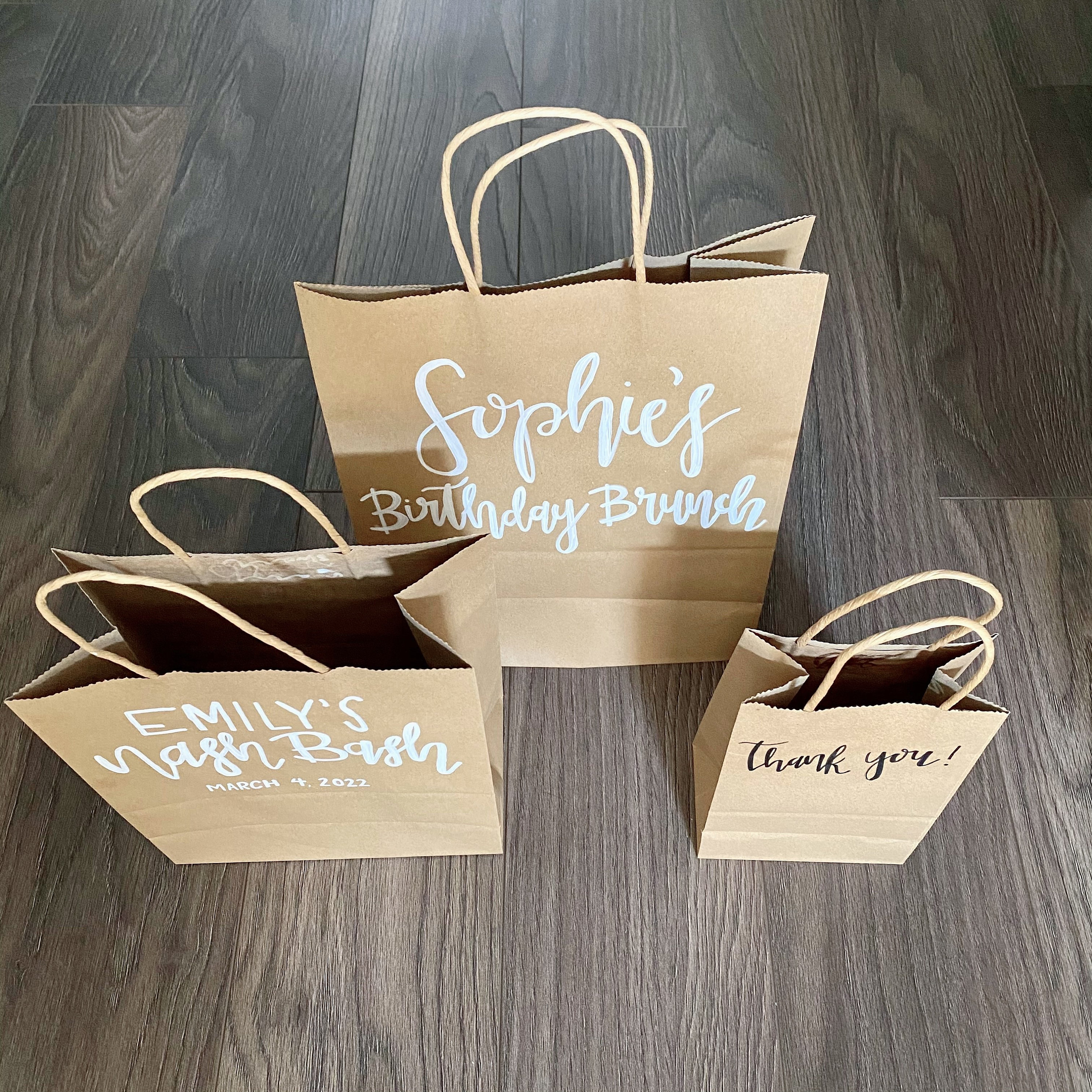 Personalized Bridal Party Gift Bags, Bridesmaid Gift Bags, Groomsmen ...
