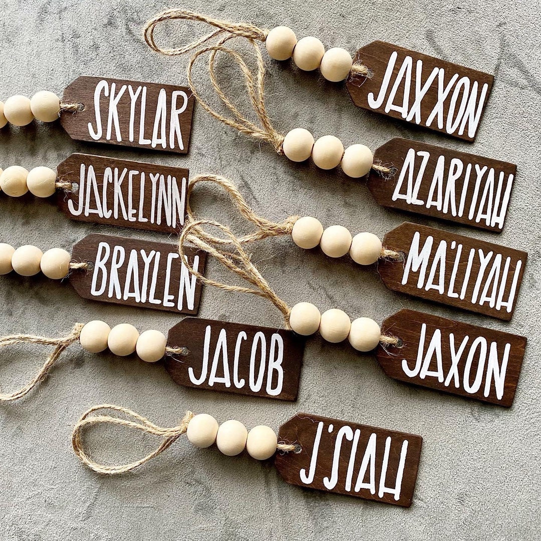 Personalized Stocking Tags, Christmas Stocking Tags, Easter Basket Gift ...