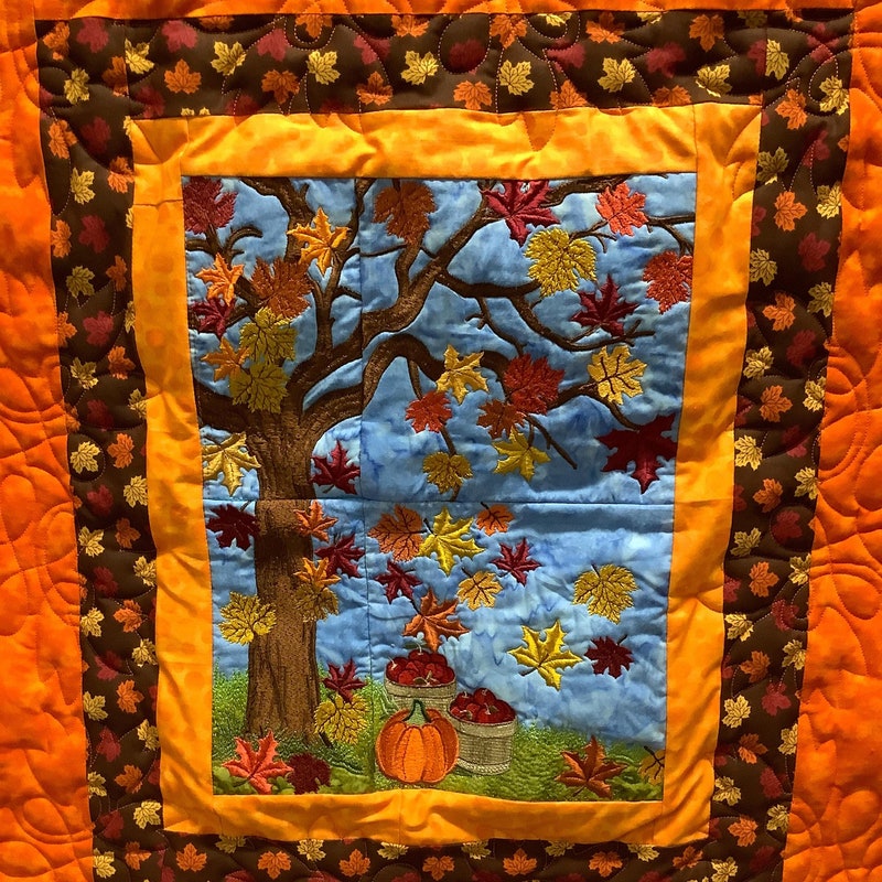 Maple Leaf Quilt - Etsy