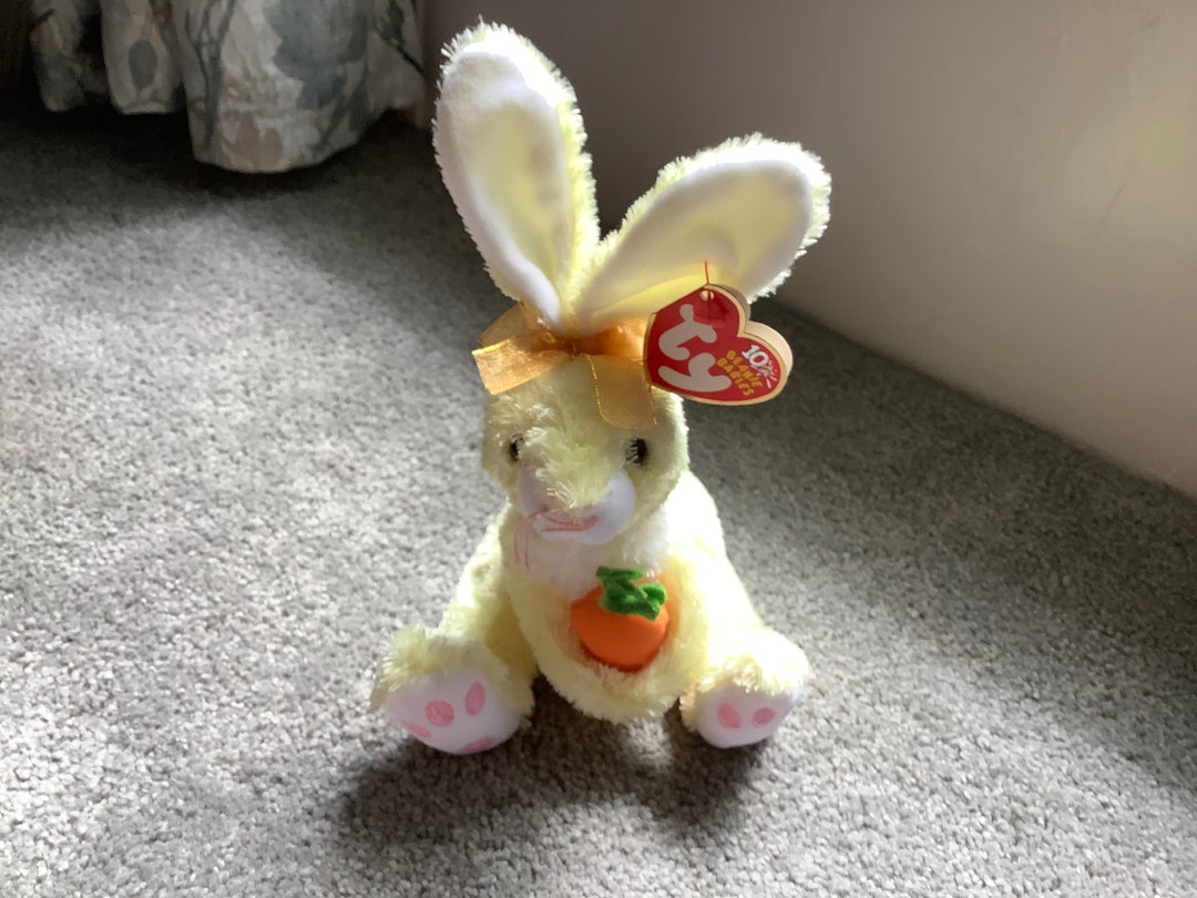 Retired TY Beanie Baby Bunny Rabbit Nibblies 2002 : - Etsy