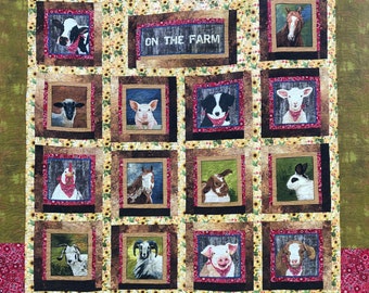 Farm Animal Quilt - Etsy