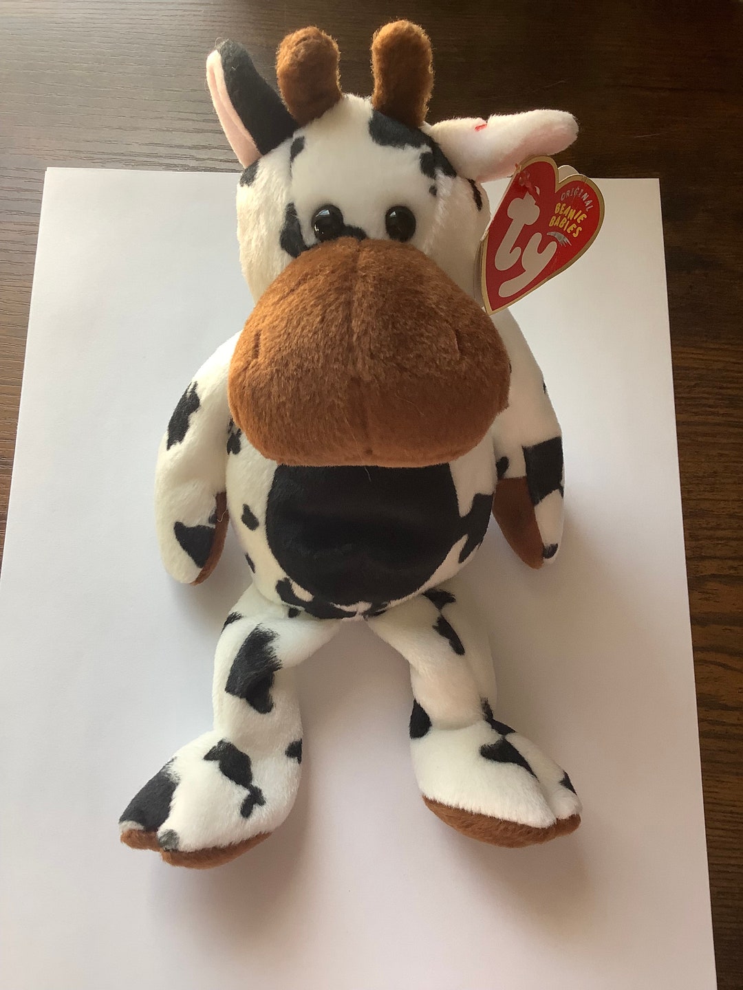 Retired TY Beanie Baby Cow Tipsy 2003 : - Etsy