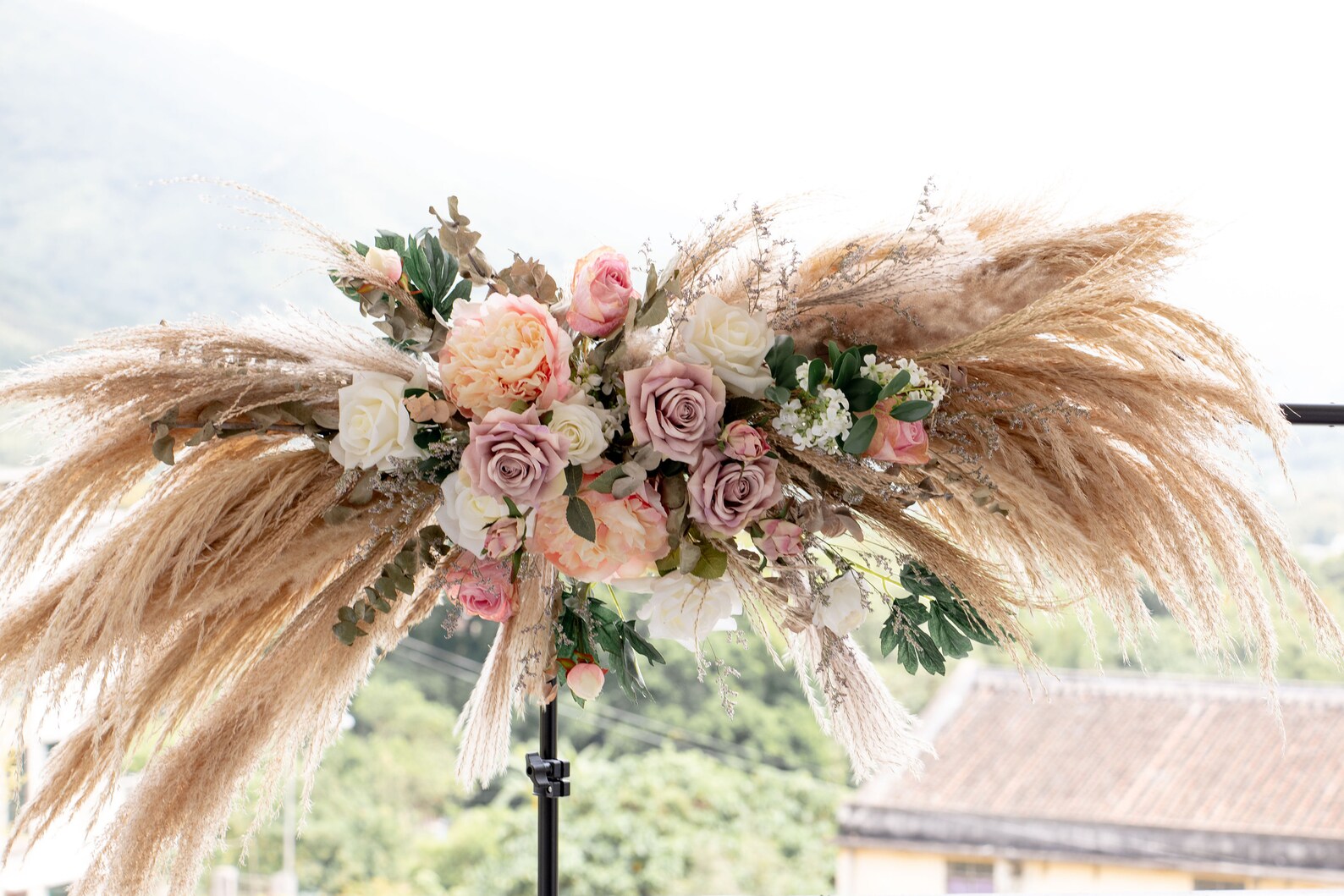 Boho Bridal Bouquet / Pink Wedding Bouquet / Blush Pink Bridal Bouquet ...