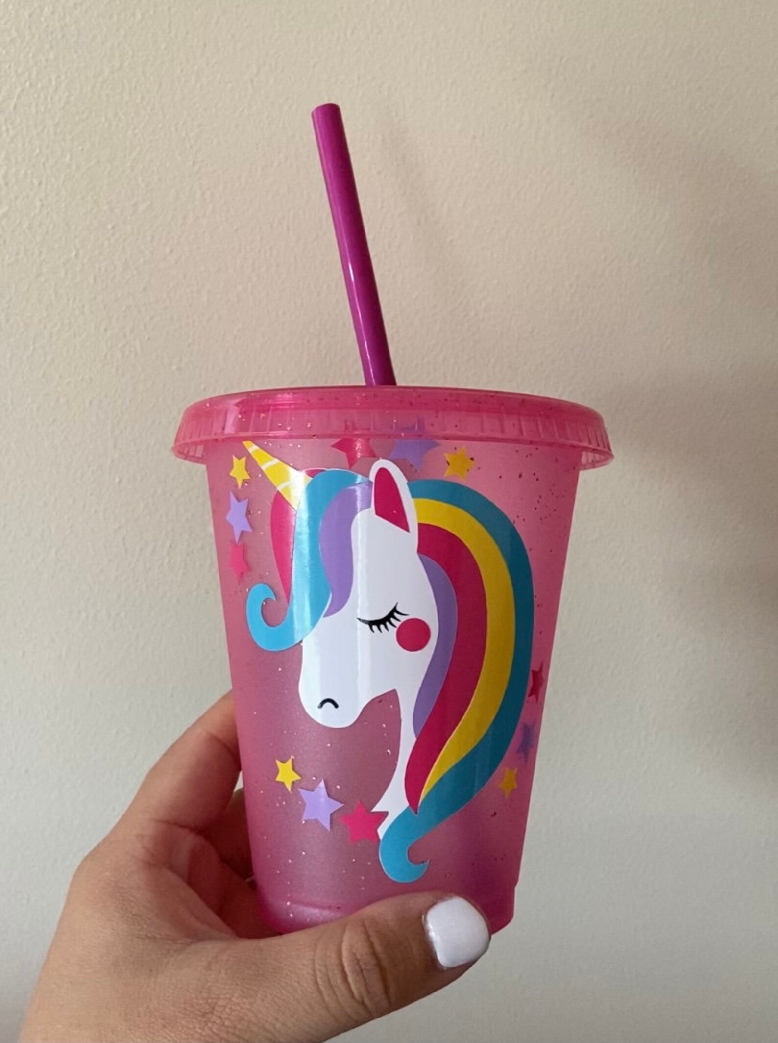 Small Unicorn Custom Cold Cup 16oz | Etsy