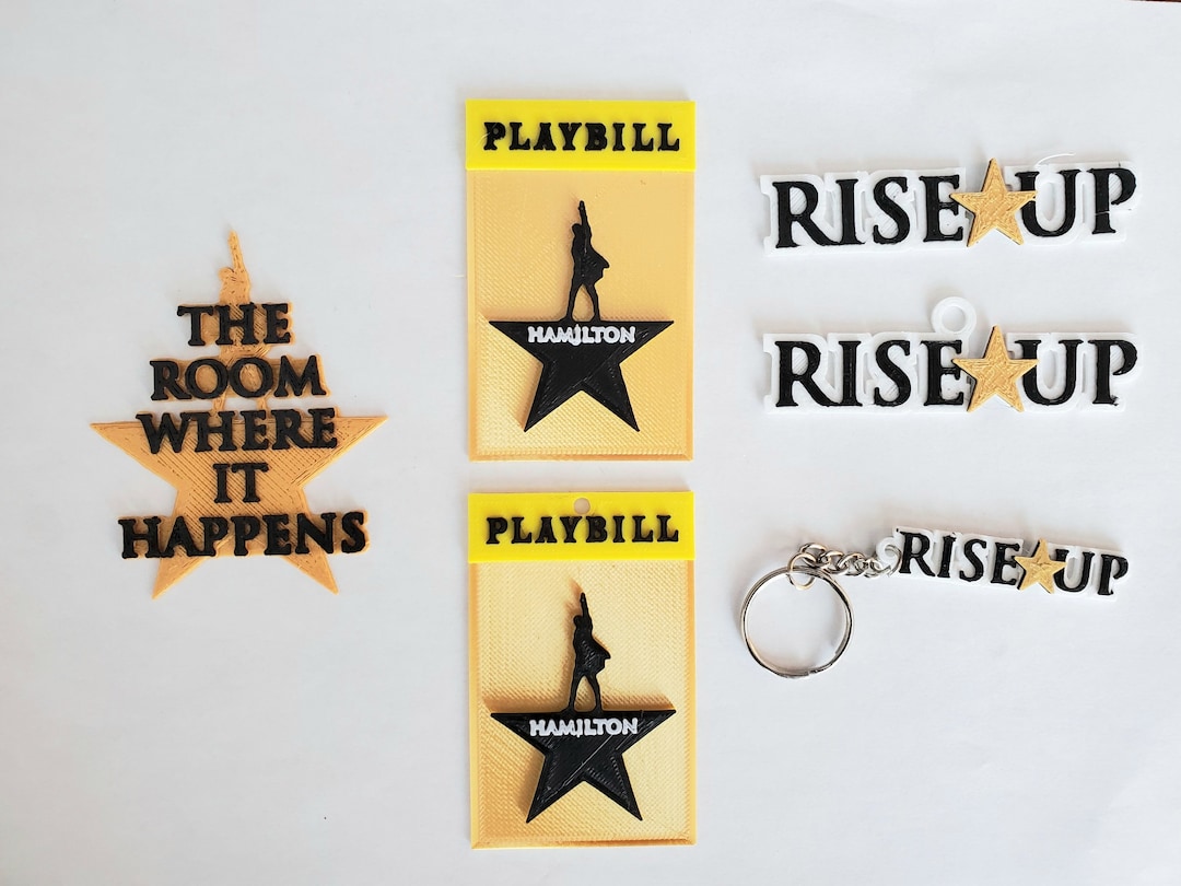Hamilton Broadway Musical Themed Magnet, Ornament or Keychain Including ...