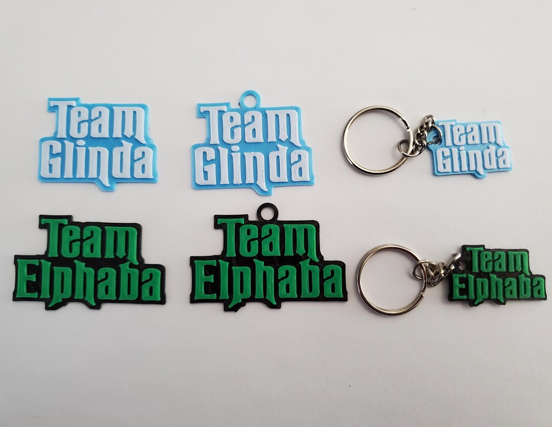 Team Elphaba and Glinda Wicked Broadway Musical Themed Ornaments ...