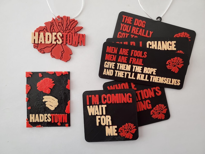 Hadestown Broadway Musical Themed Ornaments, Magnets & Keychains - Etsy