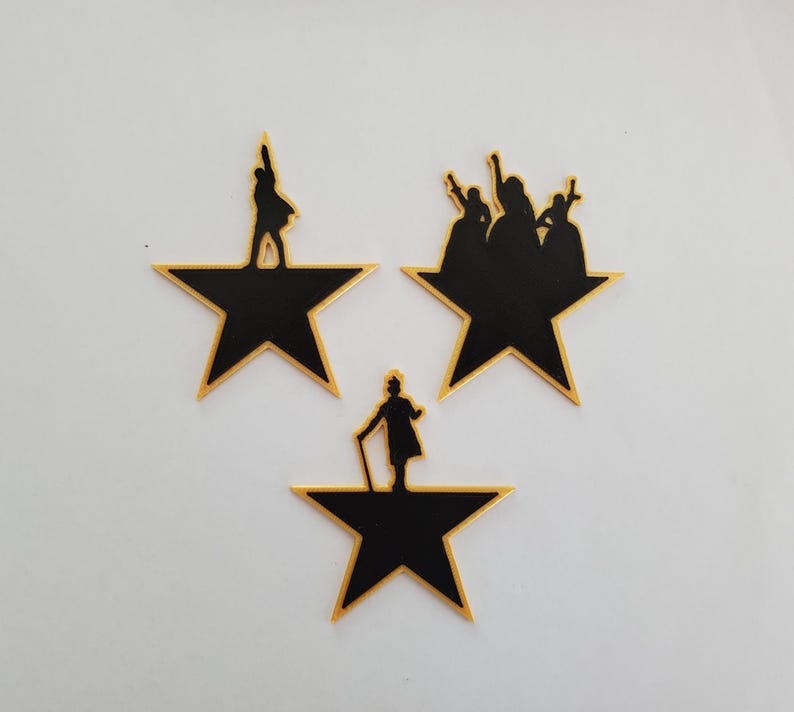 Hamilton Broadway Musical Themed Ornaments, Magnets and Bookmarks - Etsy
