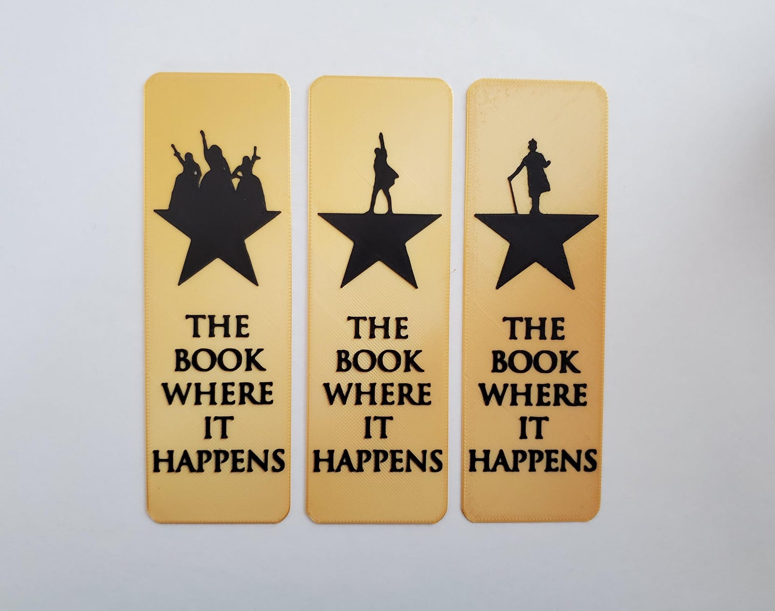Hamilton Broadway Musical Themed Bookmarks - Etsy