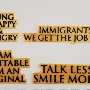 Hamilton Broadway Musical Themed Ornaments, Magnets and Bookmarks - Etsy