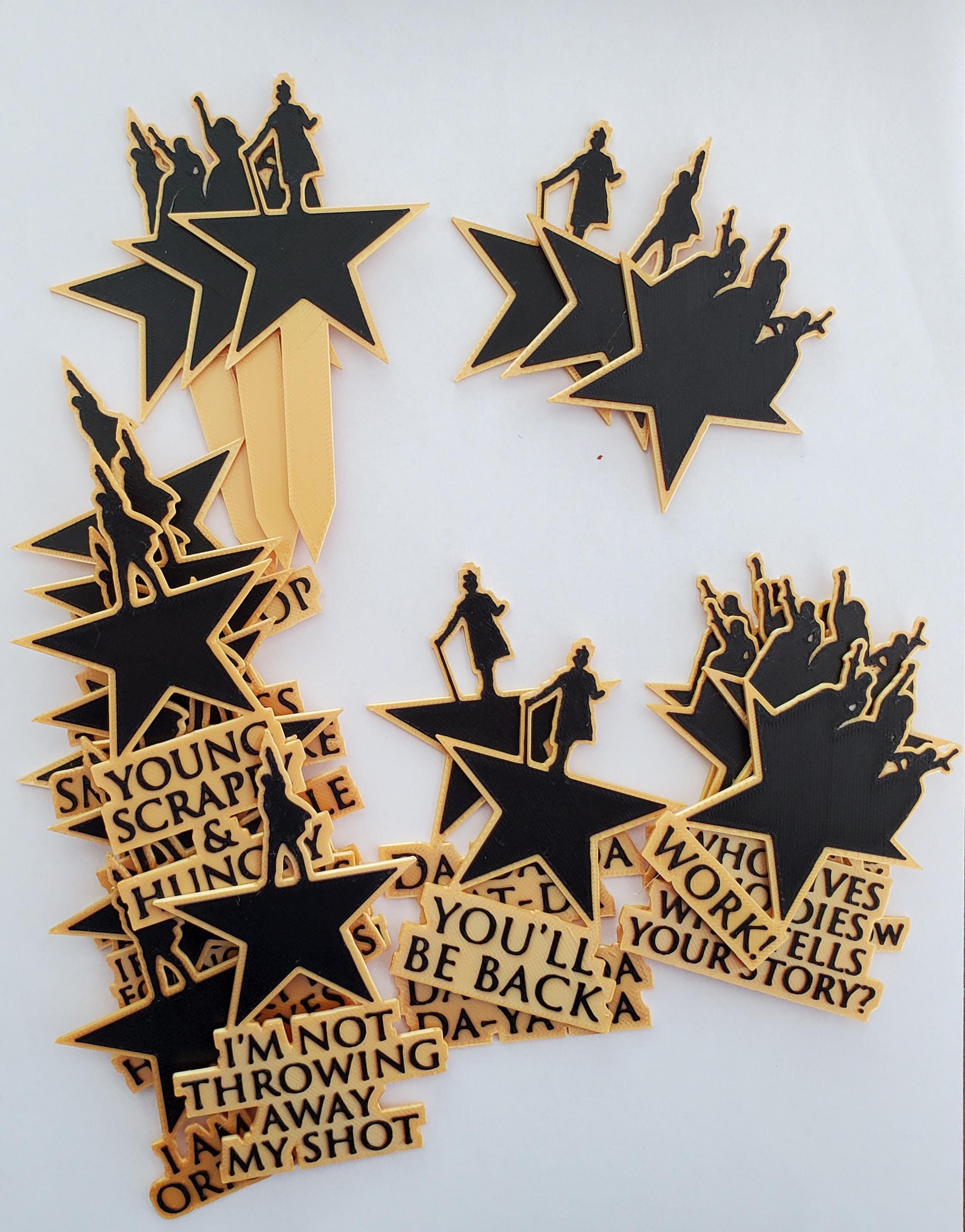 Hamilton Broadway Musical Themed Ornaments, Magnets and Stakes - Etsy