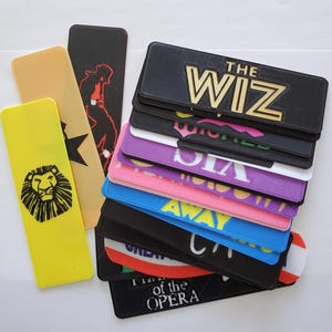 Broadway Musical Bookmarks! - Etsy