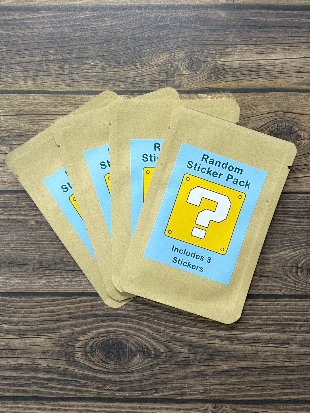 Random Sticker Pack - Pack of 3 Random Stickers From the Store (any ...