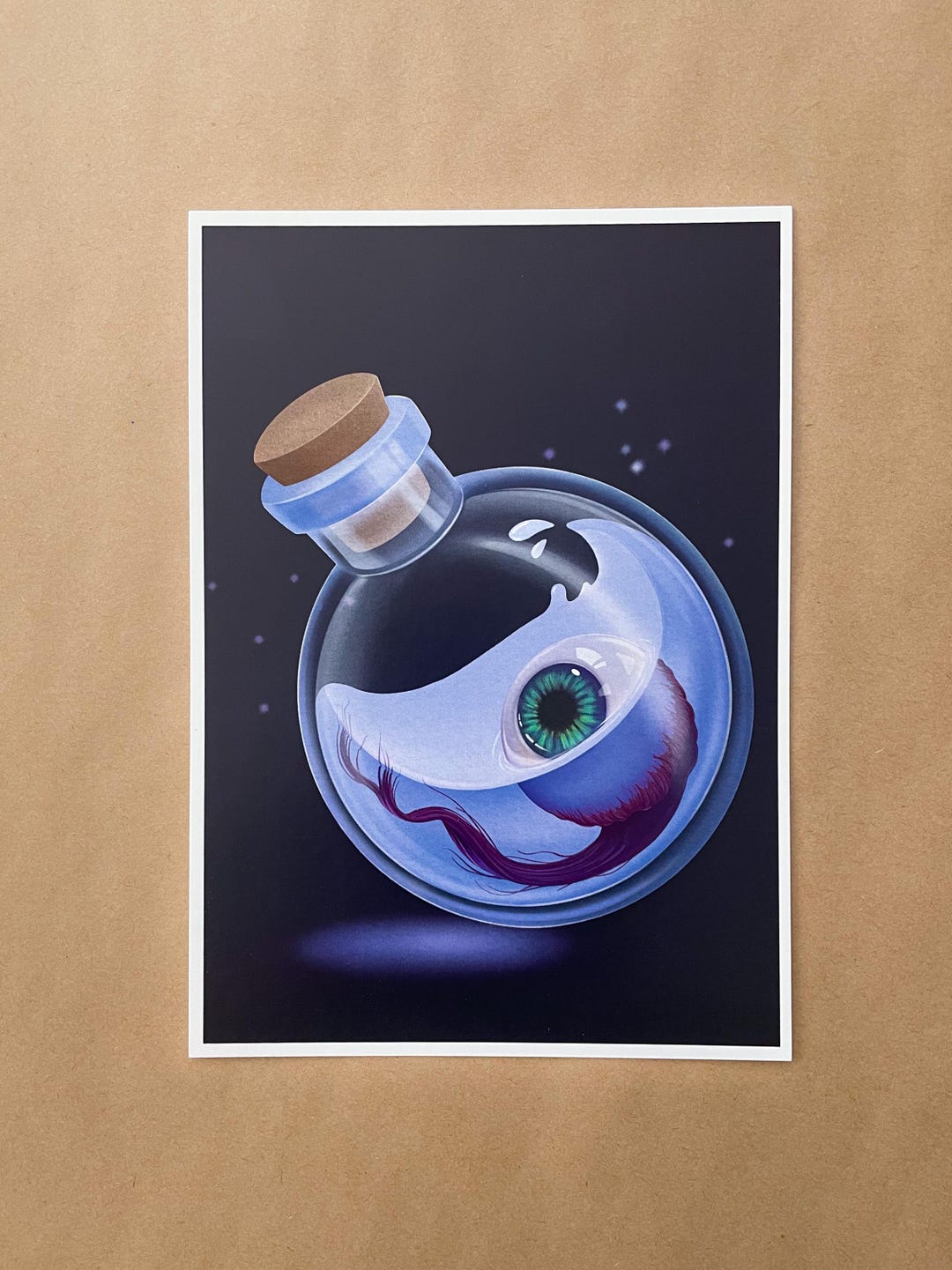 Eyeball Potion Art Print: Anatomy Illustration (5 X 7) - Etsy